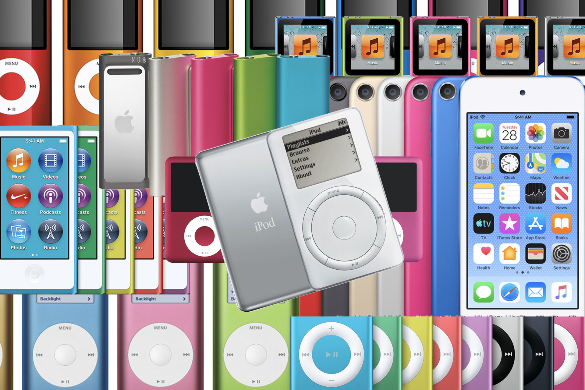 As gerações de iPod em 20 anos - Partr II